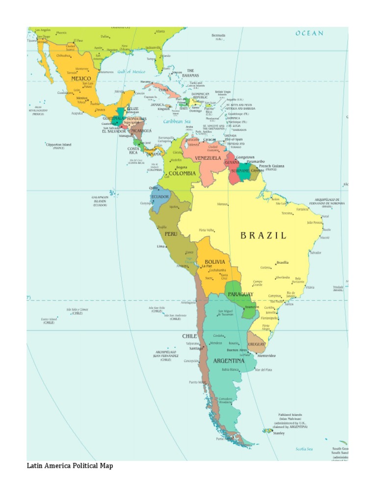 Latin America Map Packet | PDF