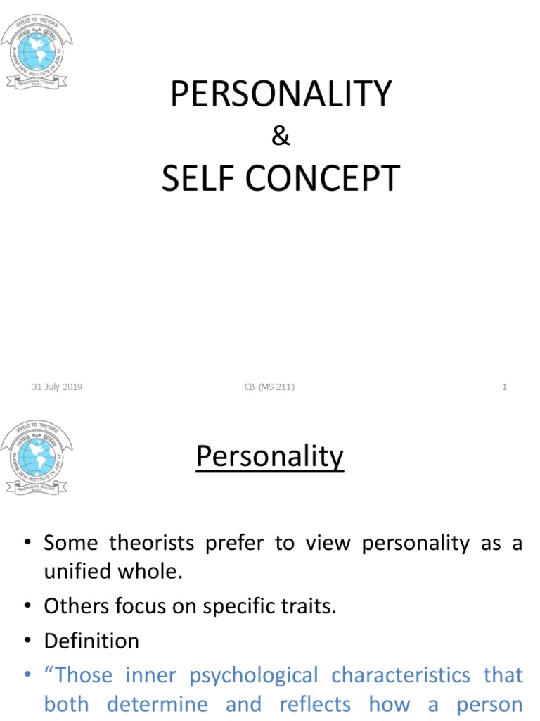 Topic 4 - Personality-Self-Concept PDF | PDF | Id | Self Concept