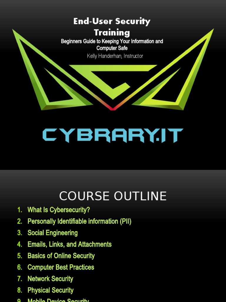 End-User Security Training: Beginners Guide To Keeping Your Information ...