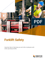 Forklift Operator Evaluation Form | PDF | Forklift | Manufactured Goods