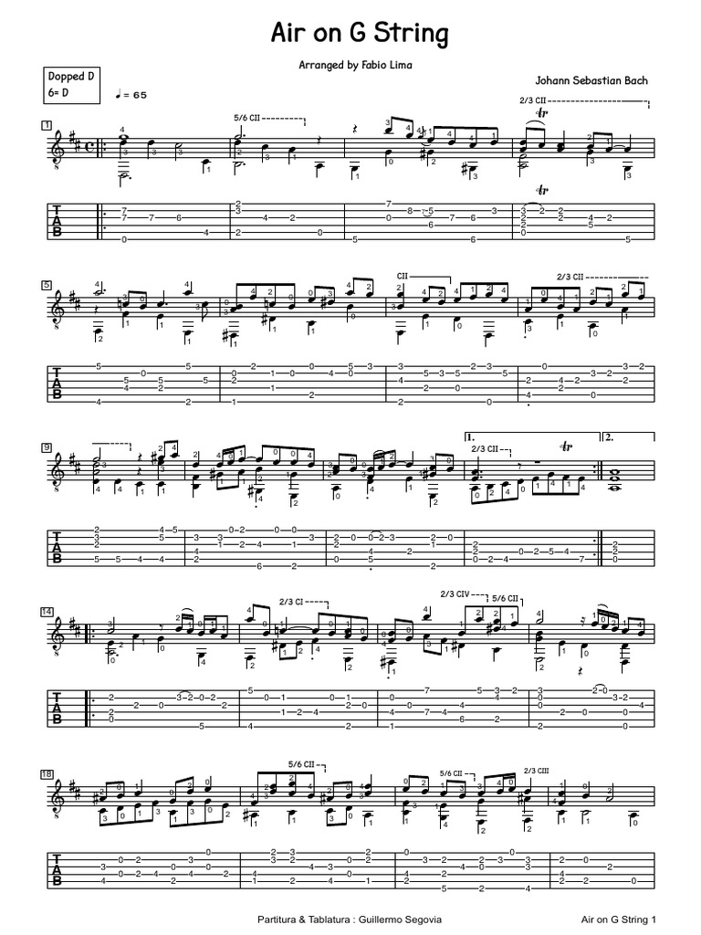 Air On G String | PDF | Church Music | Johann Sebastian Bach