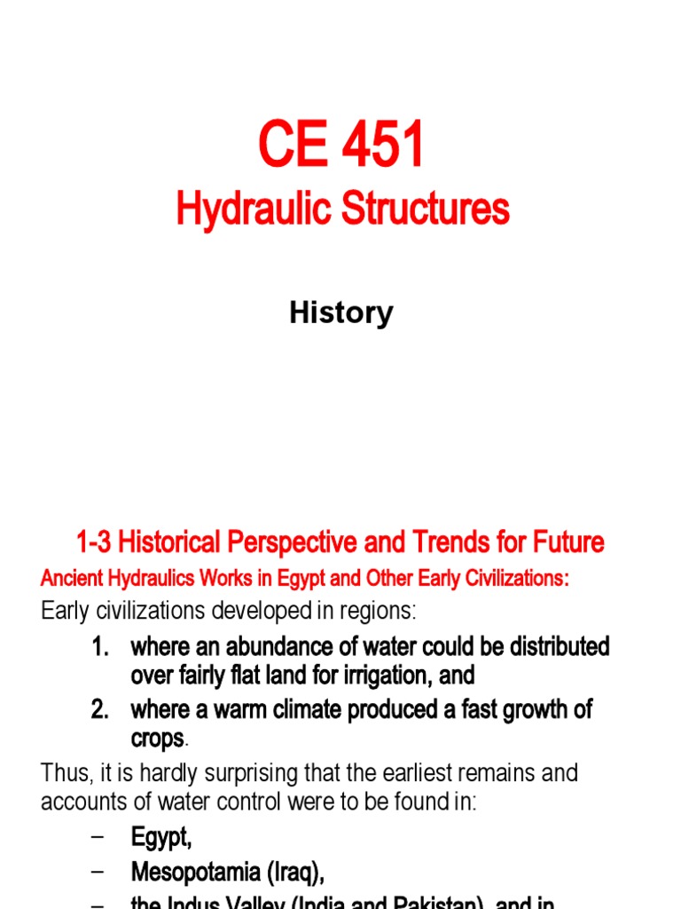 Hydraulic Structures | PDF | Dam | Euphrates