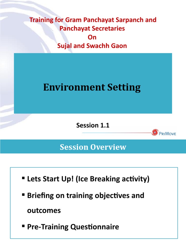 1 1 Environment Setting | PDF | Wash | Sanitation