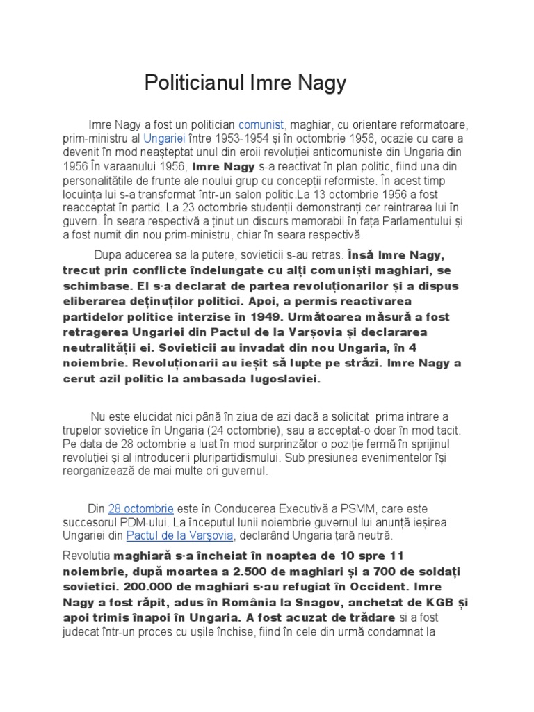 Imre Nagy | PDF