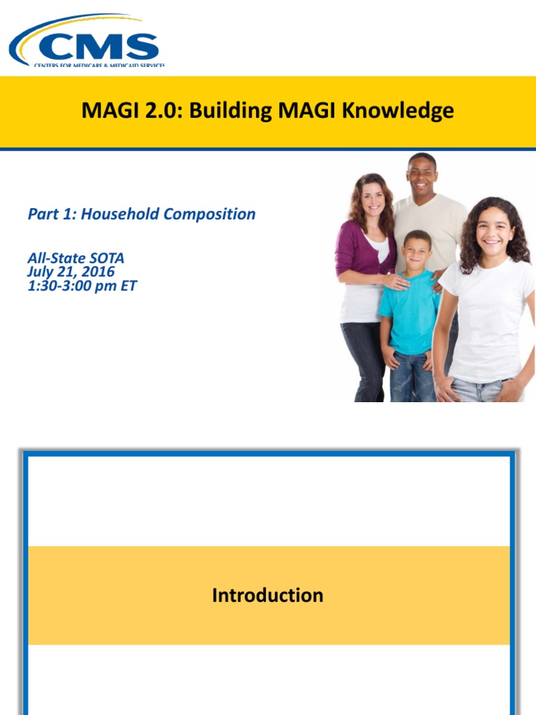 MAGI 2.0: Household Composition Guide | PDF | Child Custody ...