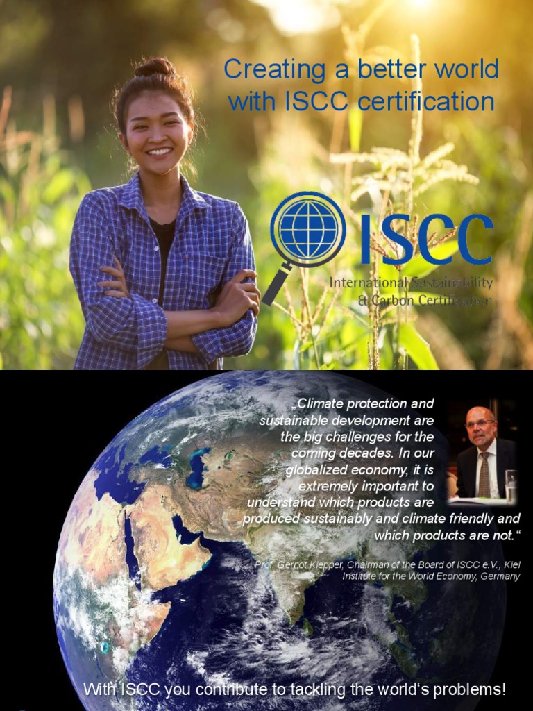 Creating A Better World With ISCC Certification | PDF | Sustainability ...