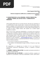 Carta Solicitud de Aprobación de Etiquetas | PDF