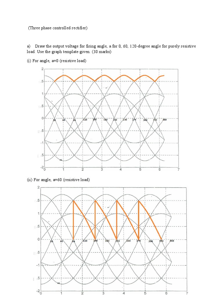 Firing Angle of Thyristor (Power Electronics) | PDF