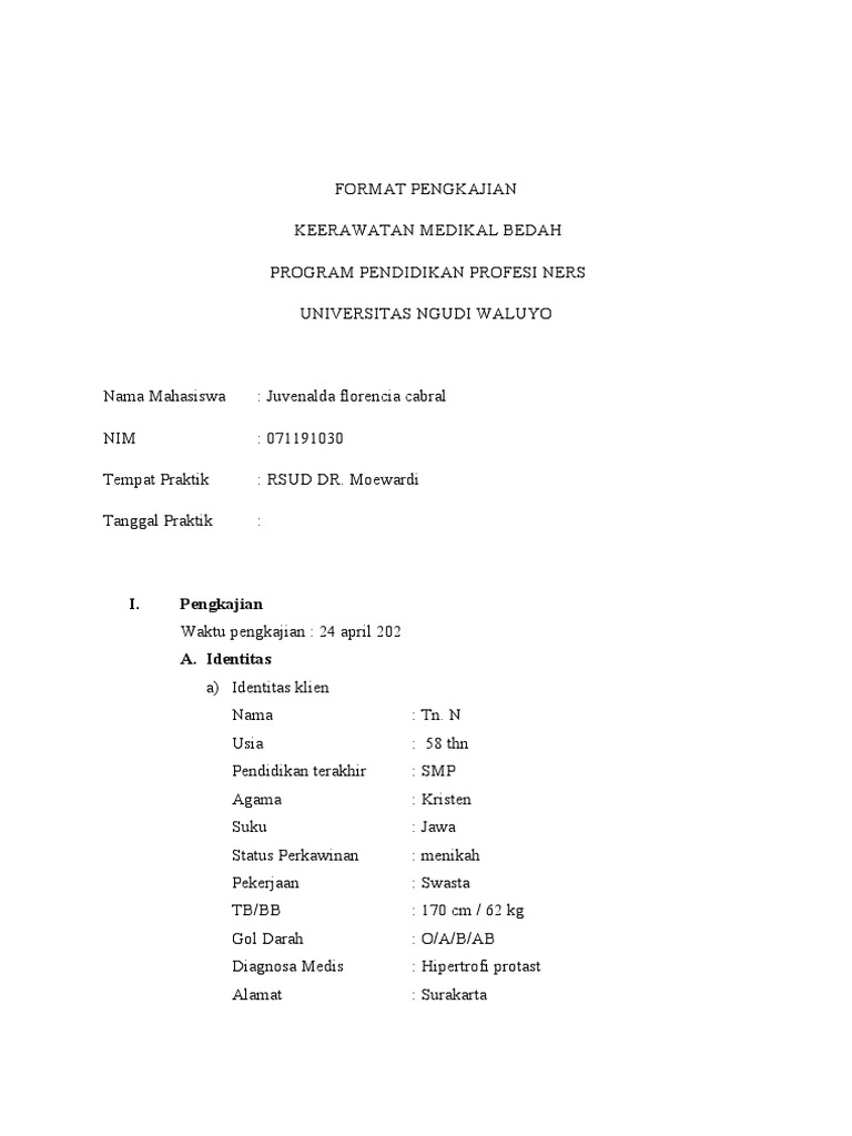 ASKEP HIPERTROFI PROSTAT (Fix) | PDF