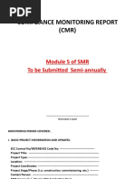 CMR Form | PDF | Environmental Monitoring | Regulatory Compliance