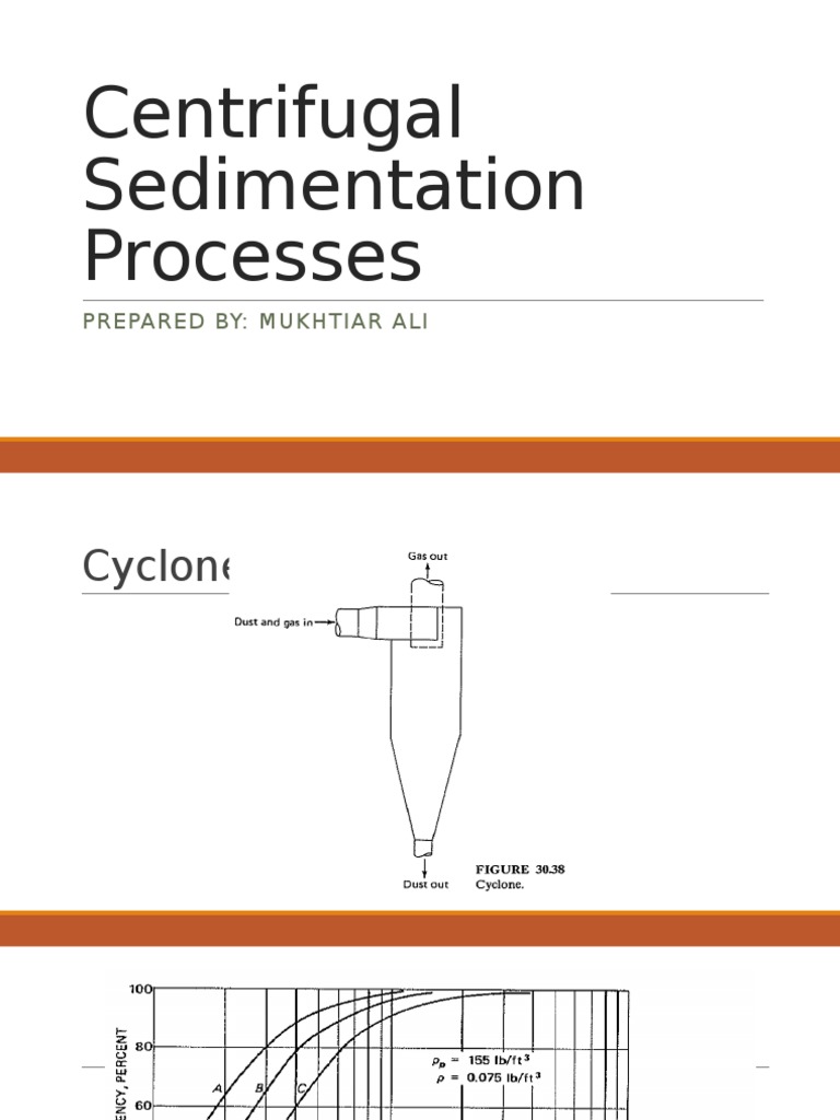 Centrifugal Sedimentation Processes | PDF
