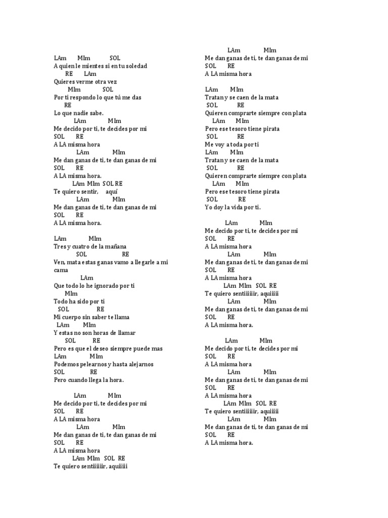 Acordes de Canción Rojo - J Balvin | PDF