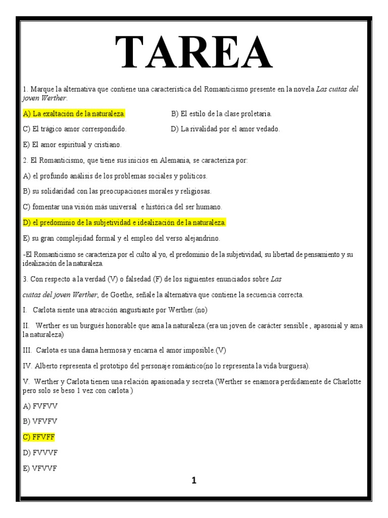 ANGELO JORGE PAREDES 4to A Romanticismo | PDF | Las penas del joven ...