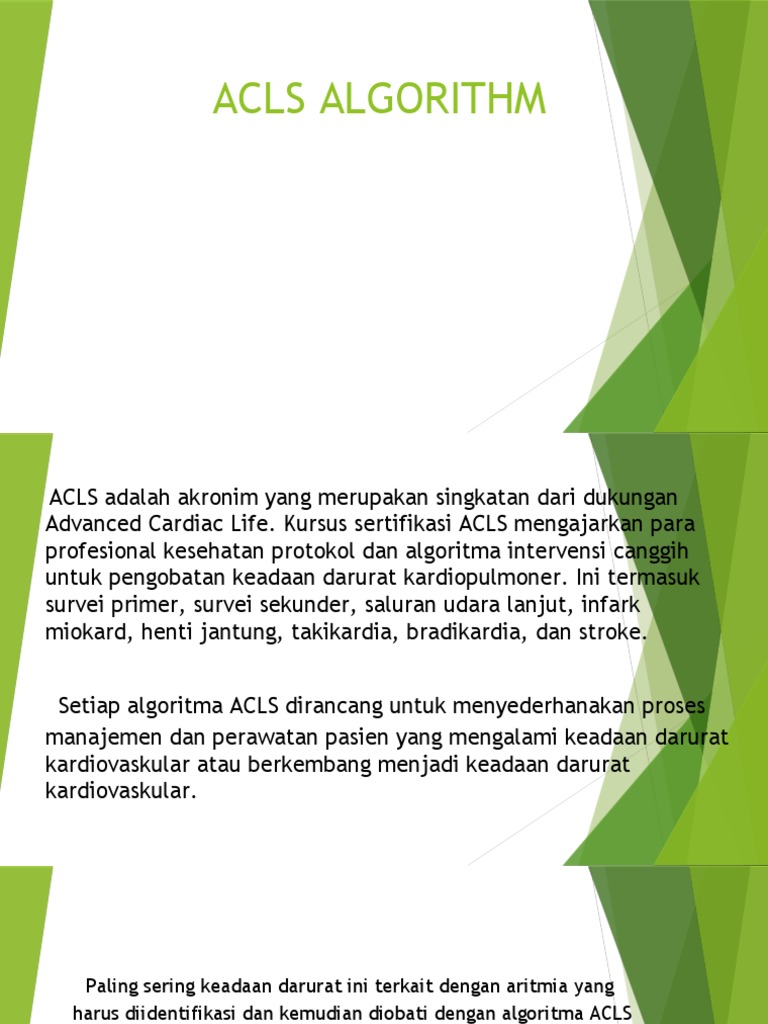 Algoritma Terbaru ACLS 2024 | PDF | Teknologi & Rekayasa