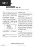 Astm D3689 PDF | PDF | Deep Foundation | Beam (Structure)