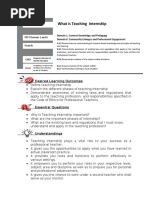 Teaching Internship Learning Task 1 | PDF | Teachers | Internship