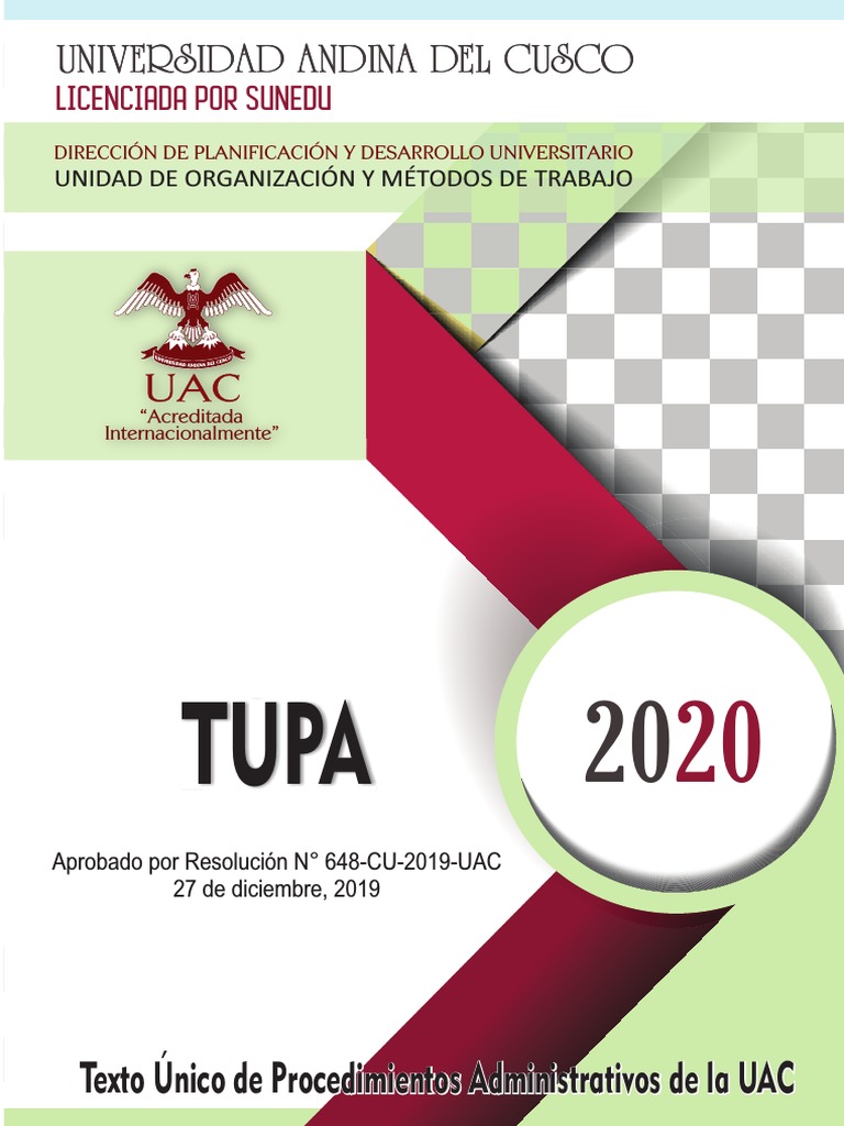 Tupa Uac PDF | PDF | Perú | Universidad