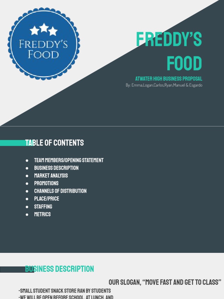 Freddys Food | PDF | Microeconomics | Media Manipulation