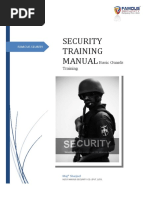 Basic Security Training Module-1 | PDF | Employment | Security Guard