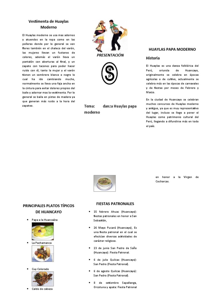 Vestimenta de Huaylas Moderno | PDF | Ropa | Bienes de consumo