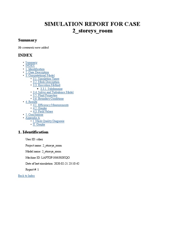 Computational Fluid Dynamics Simulation and Analysis of Indoor Airflow ...