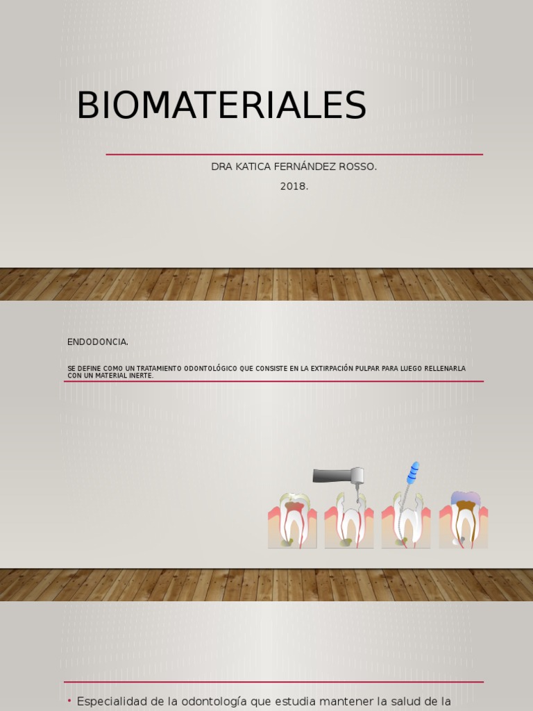 Biomateriales | PDF | Ciencias de la Salud | Medicina CLINICA