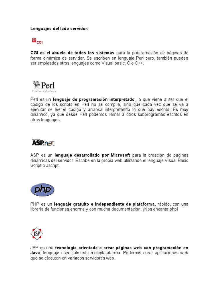 Guía de Lenguajes Web: Servidor y Cliente | PDF | Xml | Lenguaje de ...