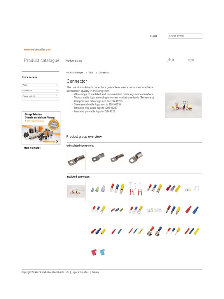 Product Catalogue: Connector | PDF | Electrical Connector | Digital ...