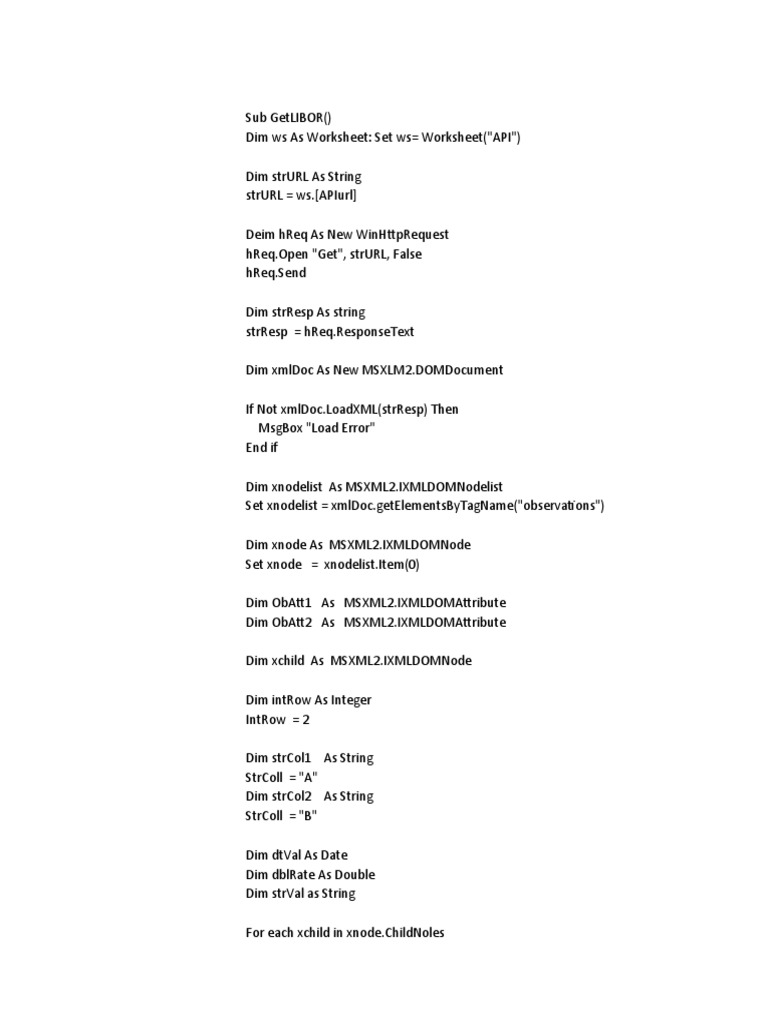 Excel Api Function Pdf