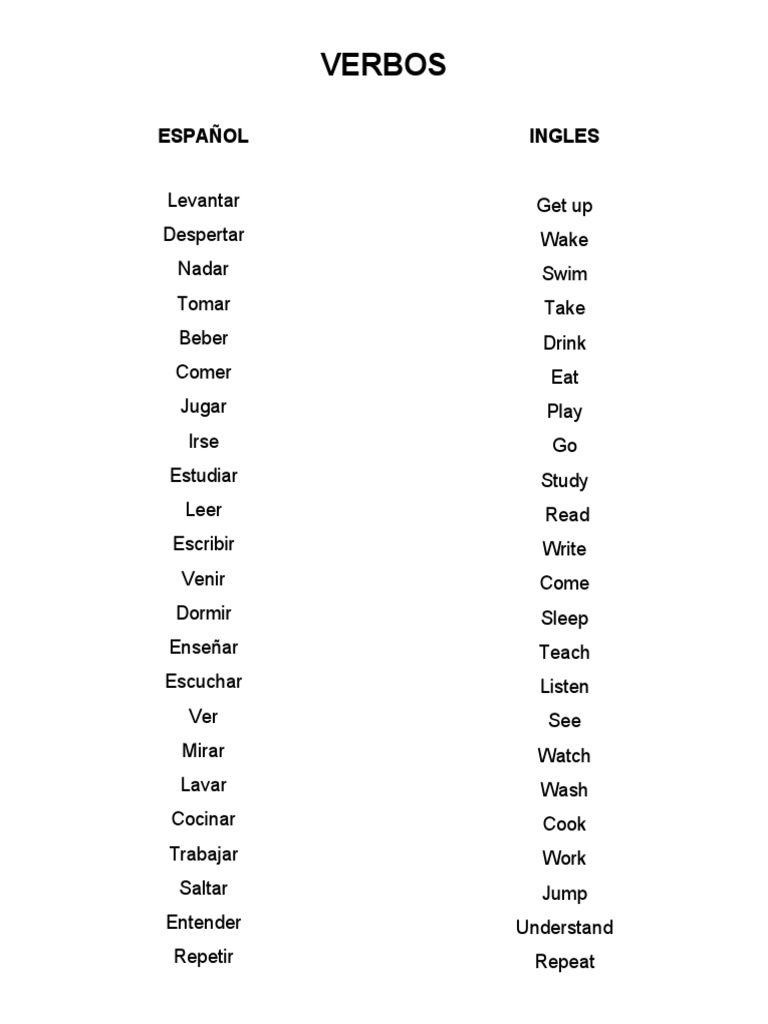 Verbos y Conectores | PDF