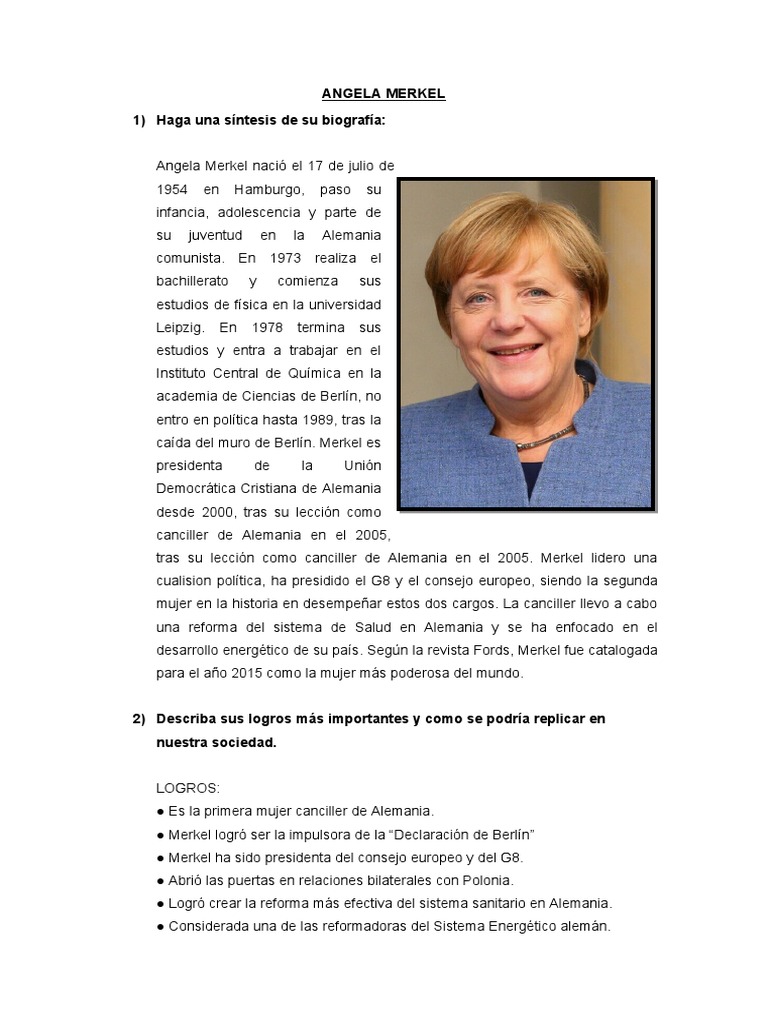 Angela Merkel | PDF | Angela Merkel | Gobierno