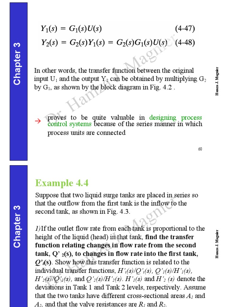 Lecture 4 - Transfer Function Models (p5) | PDF | Nonlinear System ...