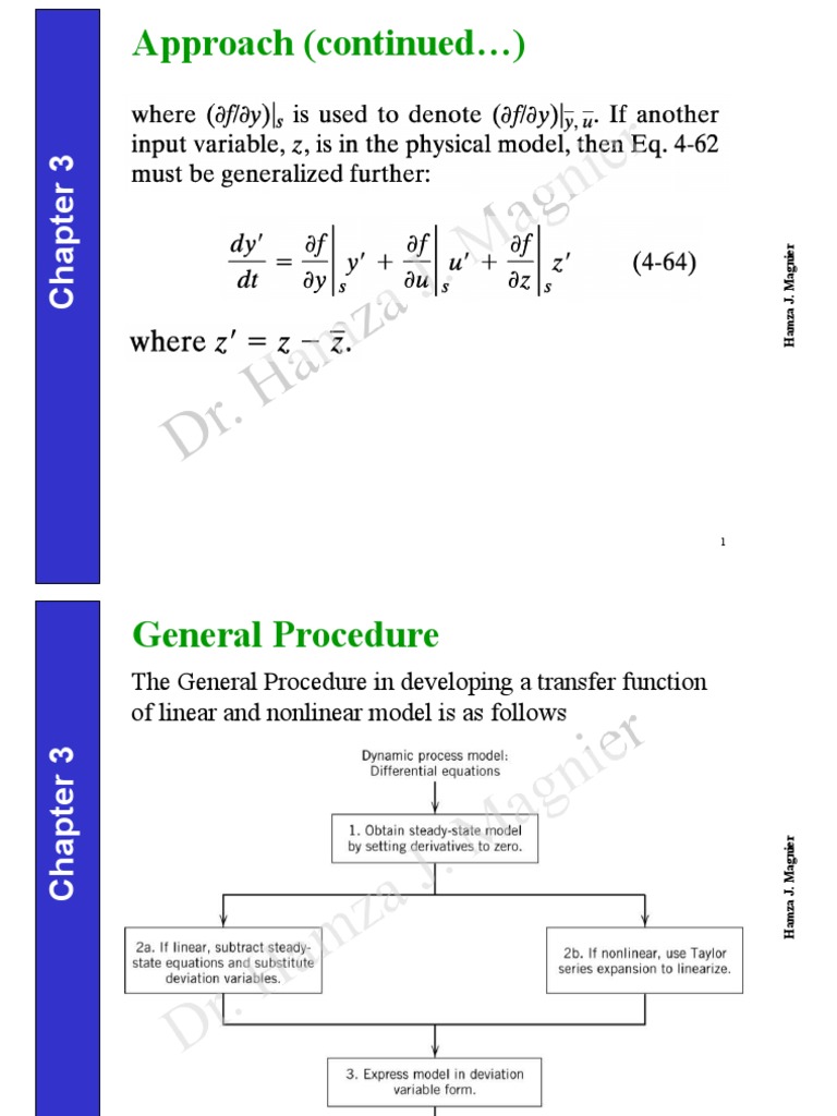 Lecture 4 - Transfer Function Models (p7) | PDF | Nonlinear System | Mathematical Analysis