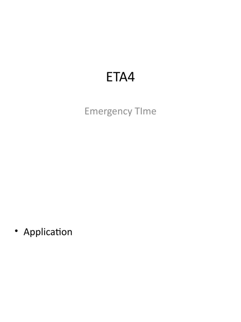 Emergency Time | PDF