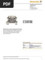Weidmüller WDU 2.5 Technical Data Sheet | PDF | Manufactured Goods ...