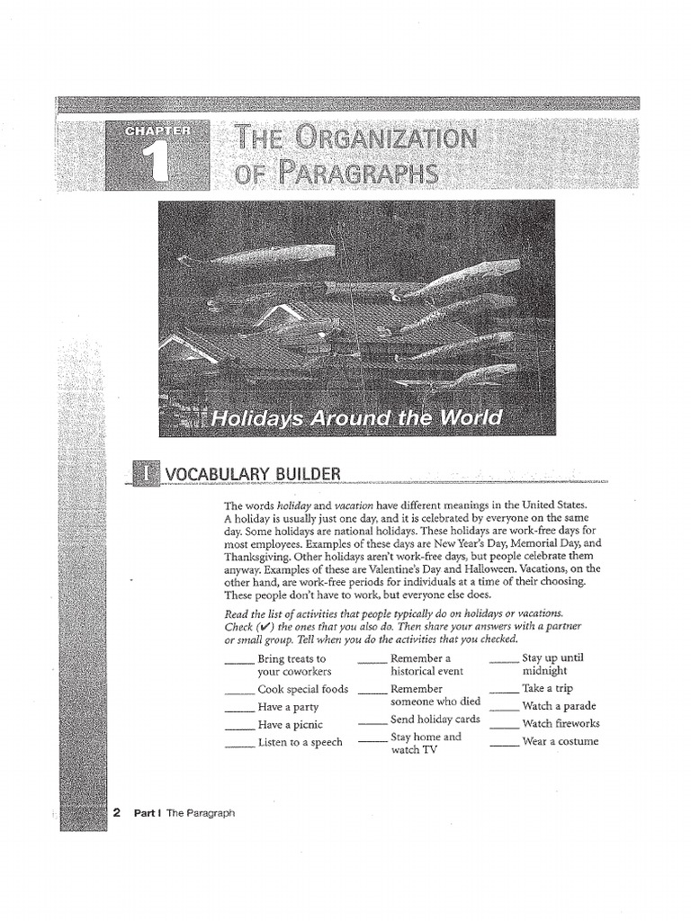 The Organization of Paragraphs-1 | PDF