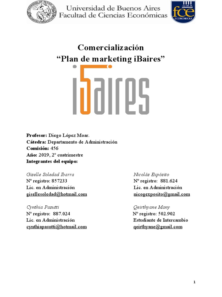 Plan De Mkt Pdf Ingeniería De Software Software