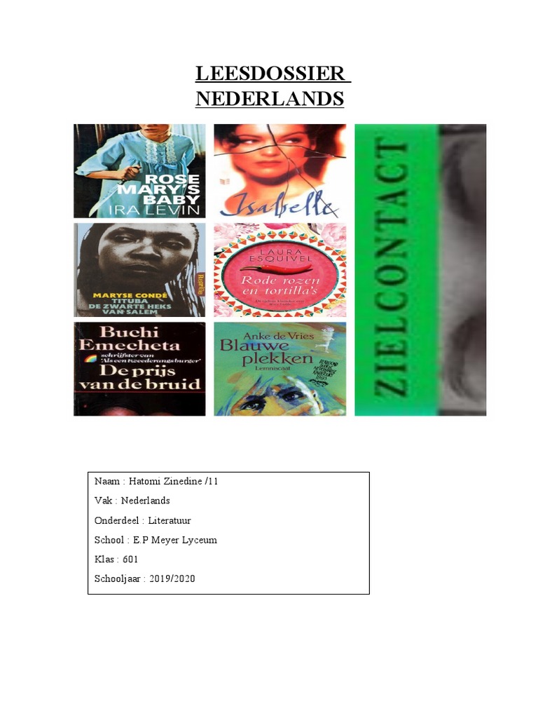 Leesdossier Nederlands | PDF