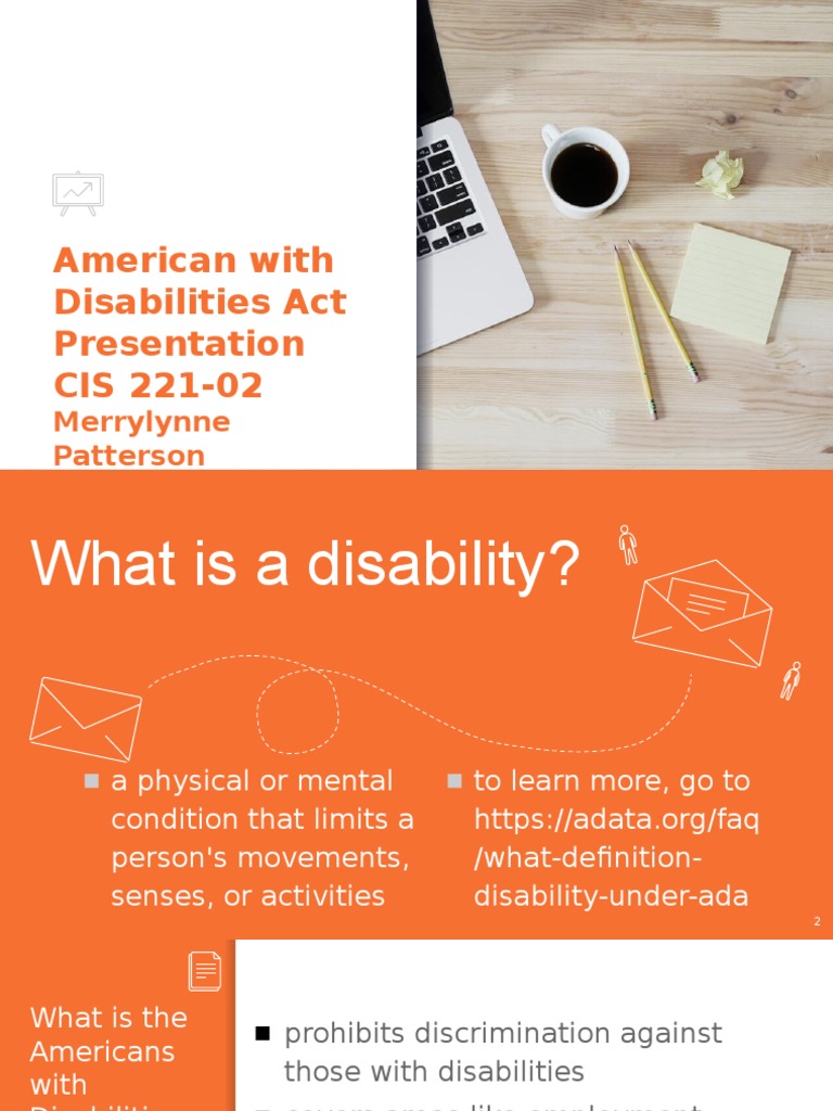 Patterson Ada Presentation | PDF | Americans With Disabilities Act Of ...