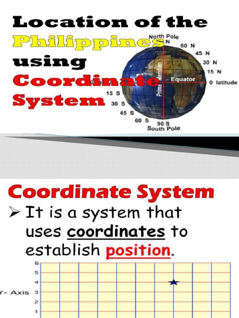 Location of The Philippines Using Coordinate System | PDF