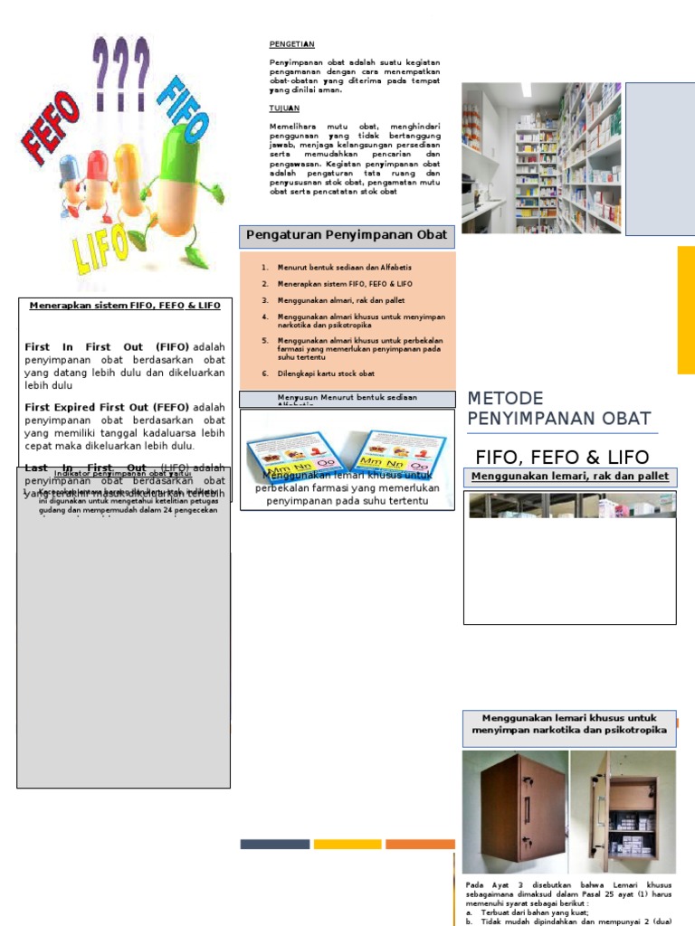 Metode Penyimpanan Obat Pdf