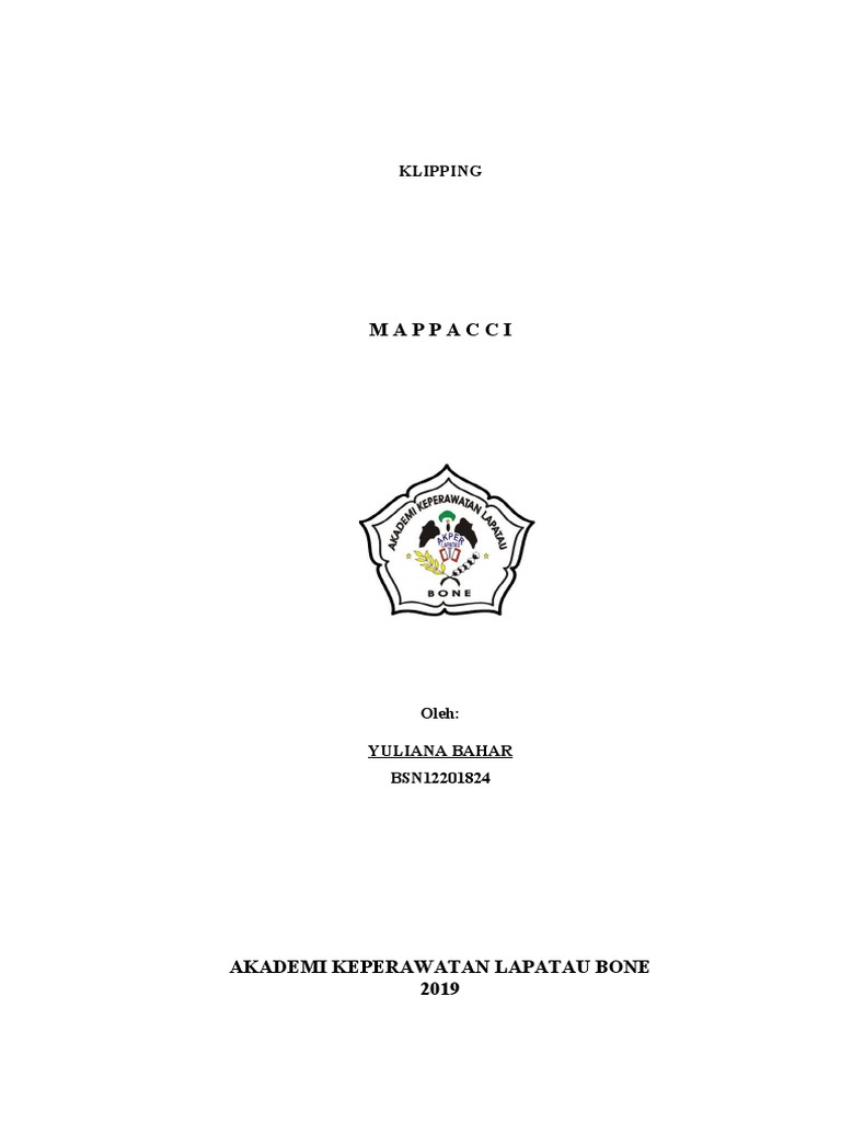 Tradisi Mappacci Bugis-Makassar | PDF