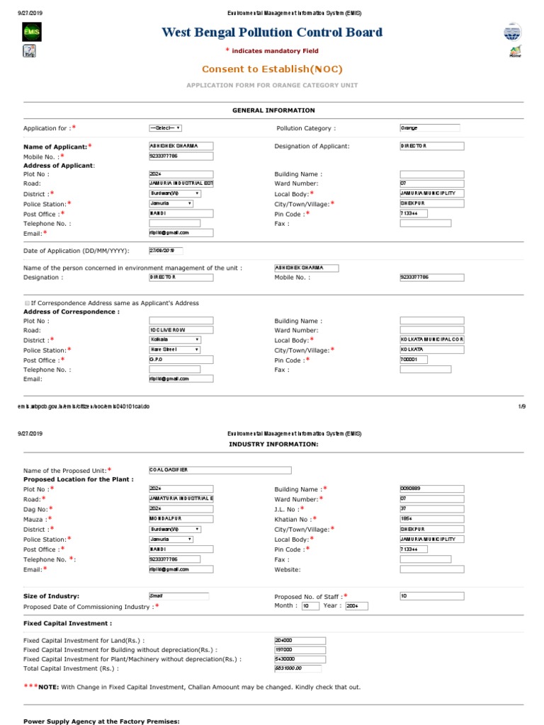 Environmental Management Information System EMIS PDF | PDF | Wastewater ...