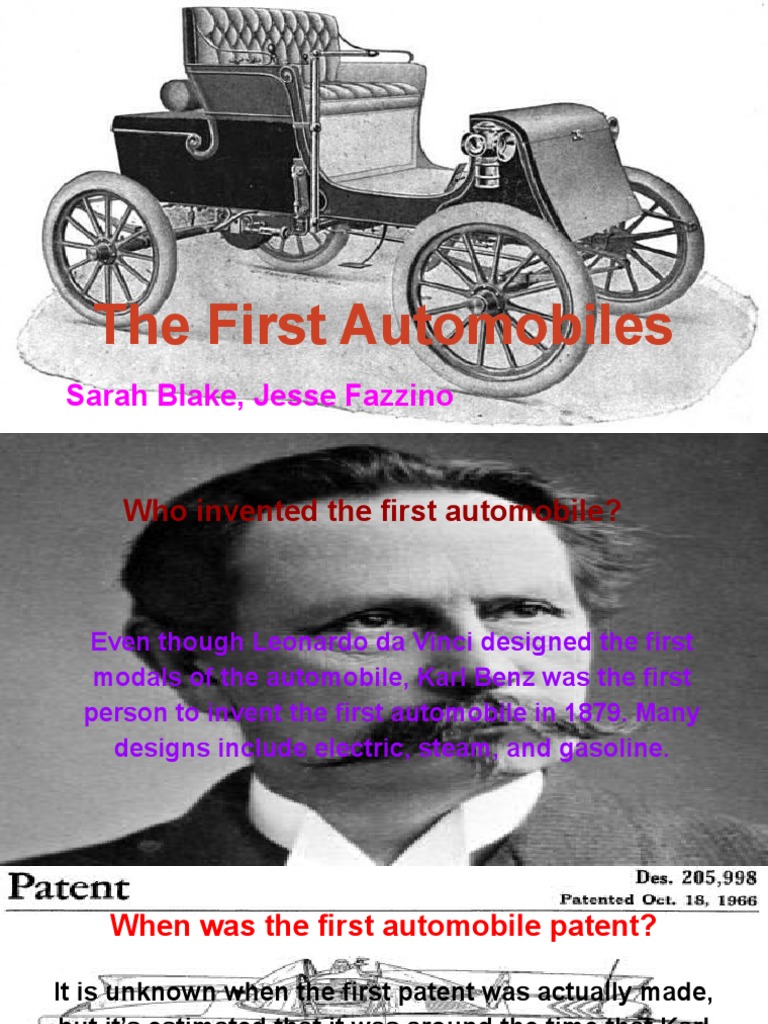 First Automobile | PDF