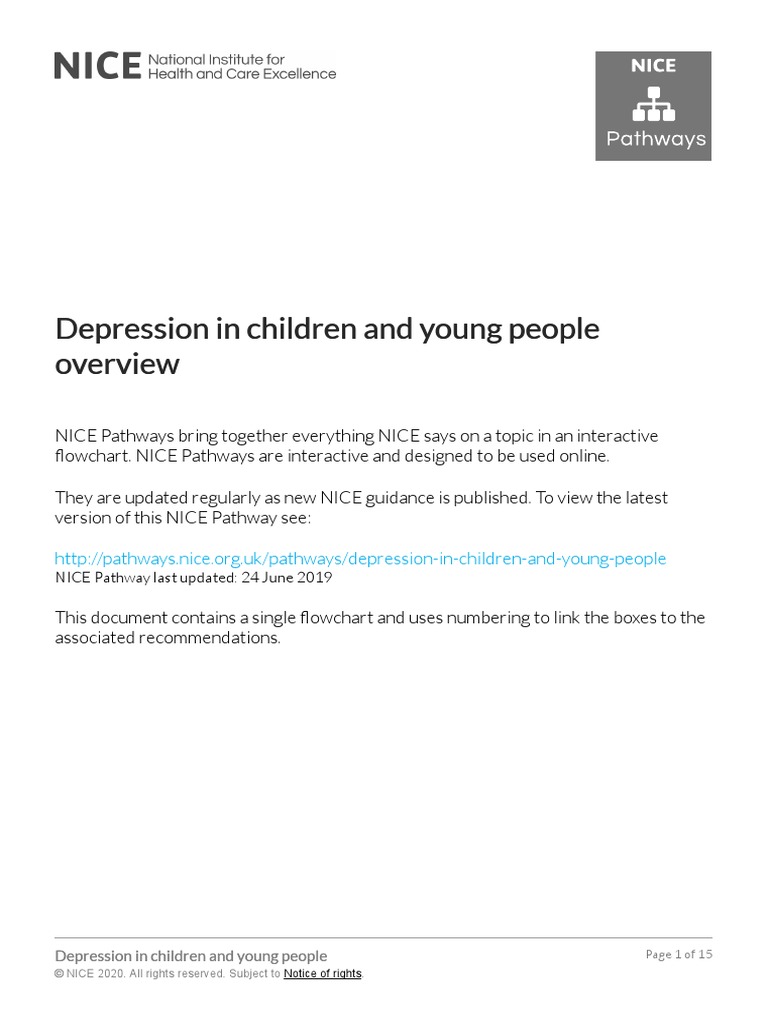 Depression in Children and Young People Depression in Children and ...