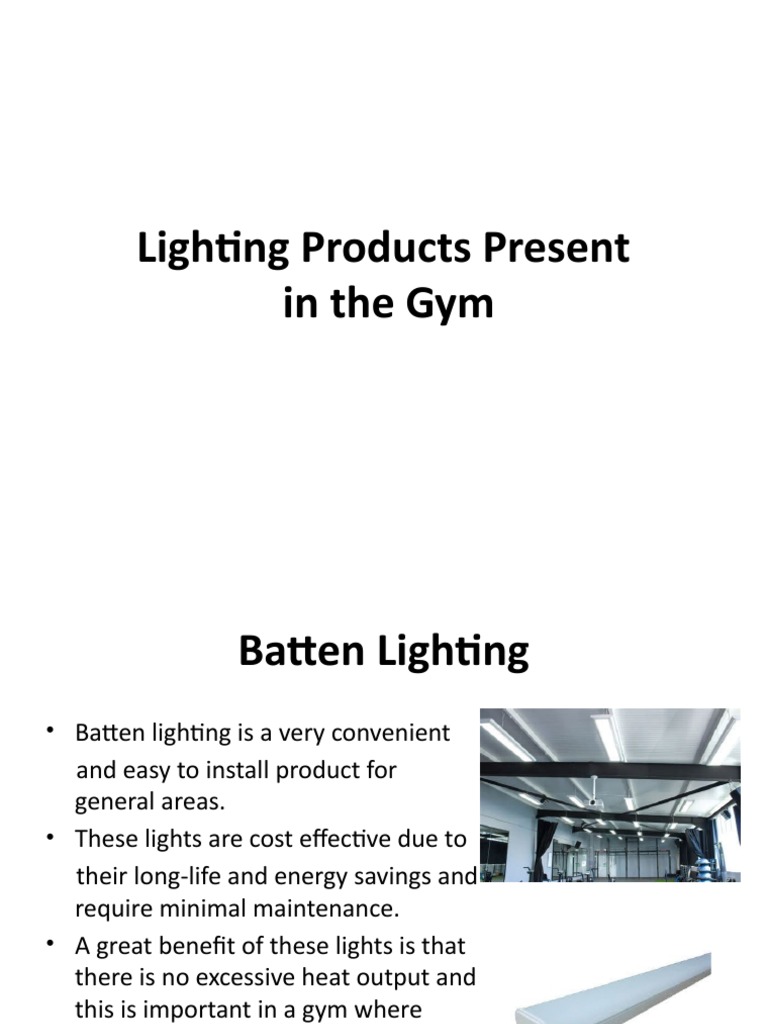 Gym Case Study-Lighting | PDF