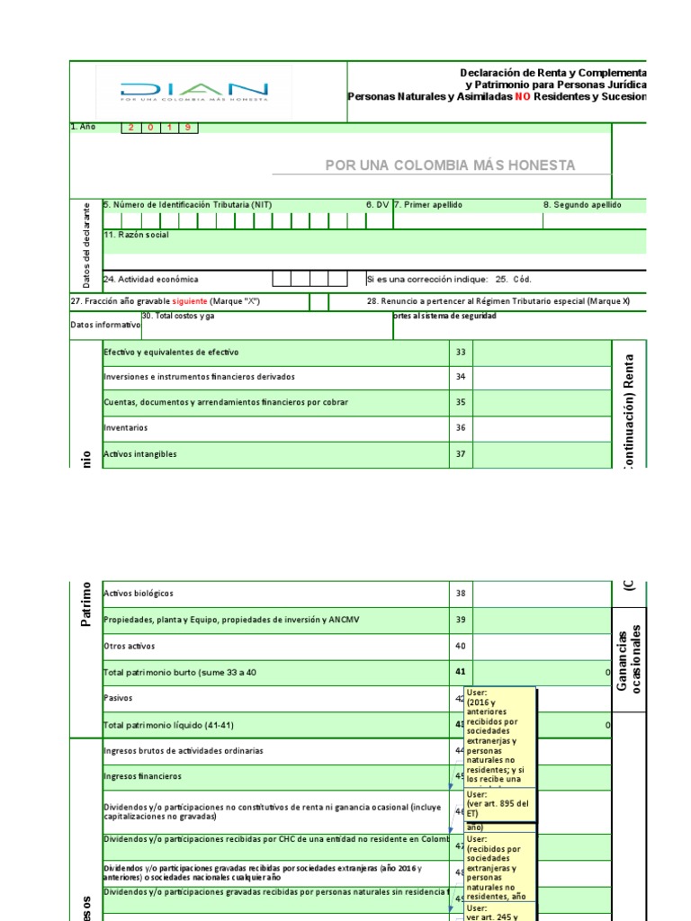 Formulario 110 2019 Actualizado | PDF | Dividendo | Impuestos