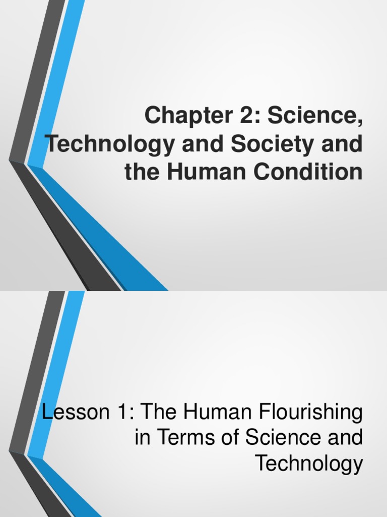 Chapter 2 - Science, Technology and The Human Condition | PDF ...