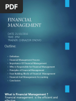 7 Principles of Financial Management | PDF | Accountability | Accounting