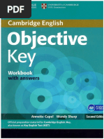 Cambridge - Objective KET Workbook With Answers | PDF